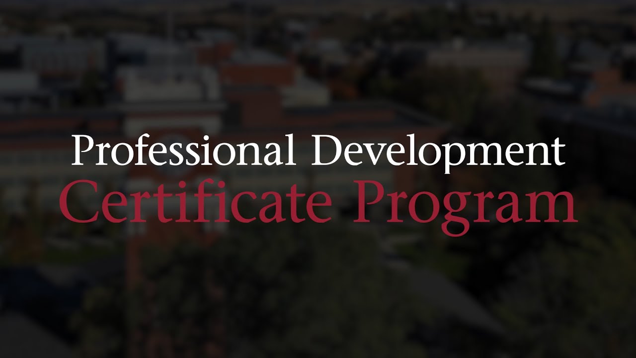 Granger Cobb Professional Development Certificate Program