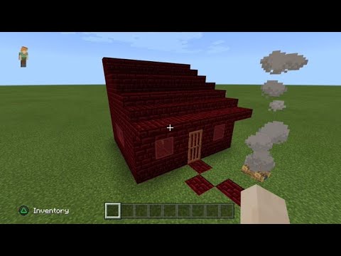 Minecraft: How To Build A Nether Brick House | Simple Red Nether Brick House Tutorial