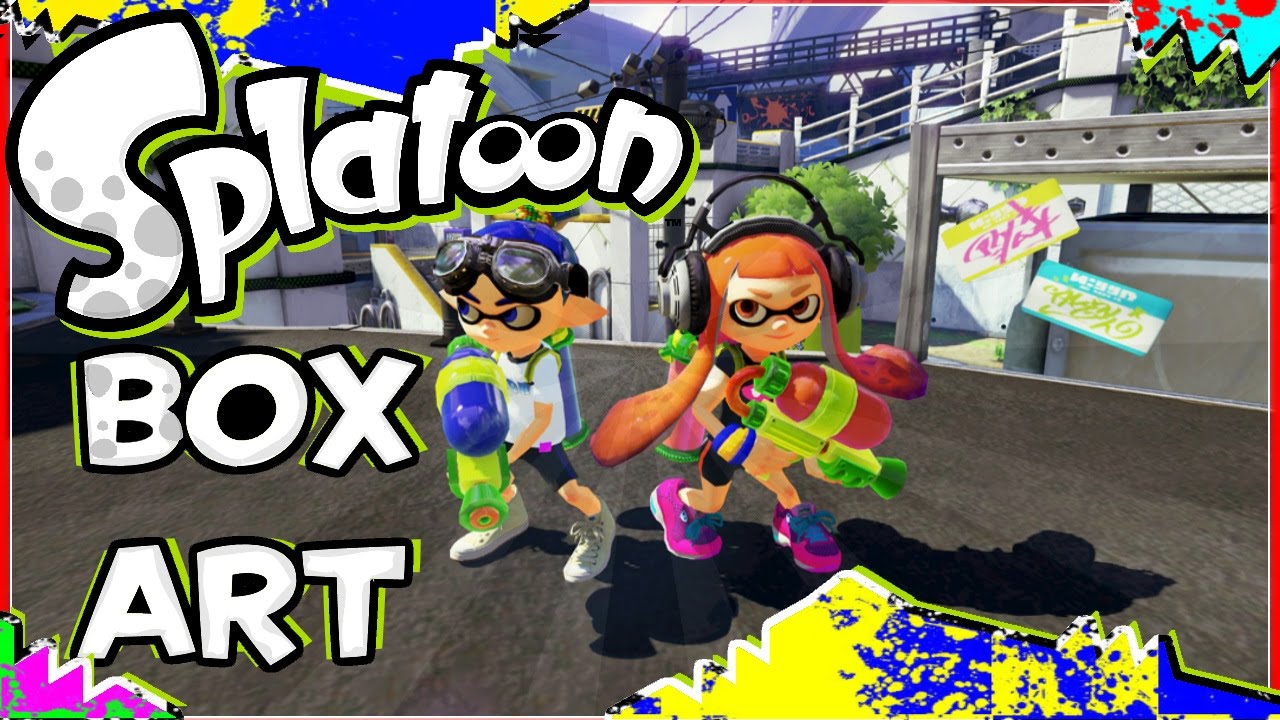 Splatoon's box art is here!