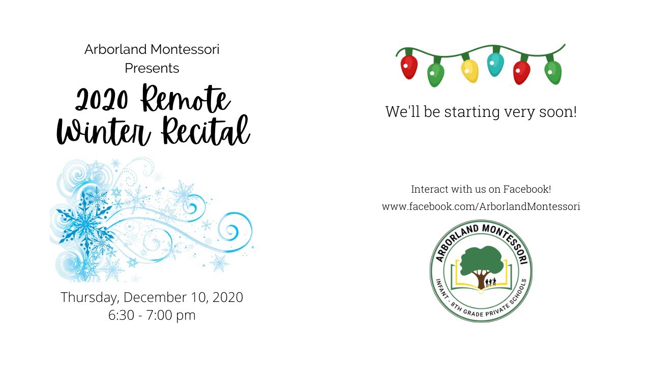 2020 Remote Winter Recital