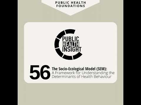 The Socio-Ecological Model (SEM): A Framework for Understanding the Determinants of Health Behaviour