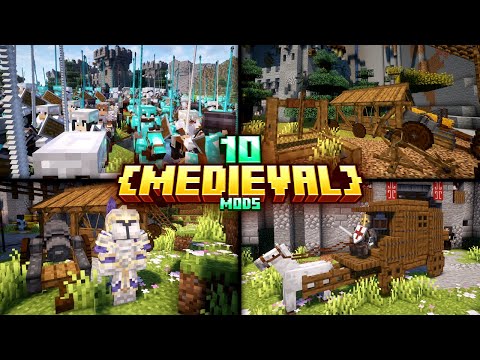 Top 10 Best Medieval Minecraft Mods For 1.20.1 | Huge Army !