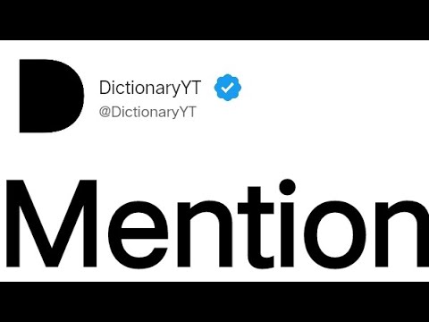Mention Meaning in English
