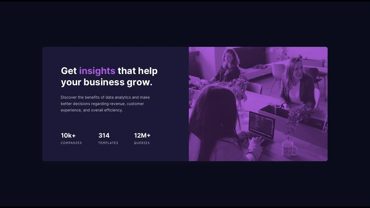 Coding a Stats Preview Component - CSS Grid & Flexbox - Frontend Mentor