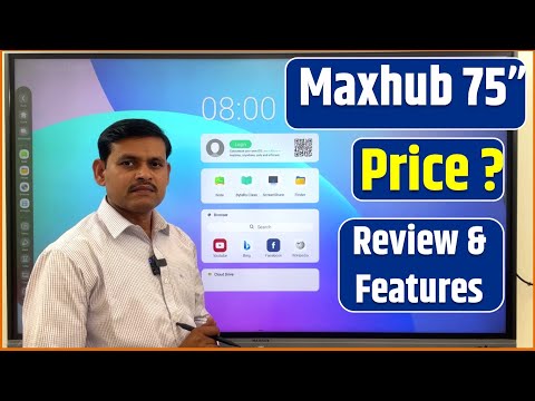 Best Digital Board for Online Teaching | Maxhub 75 Inch Android 11 | Maxhub 75" 4K Display Panel