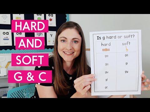 Hard and Soft G and C: Whatβs the difference?