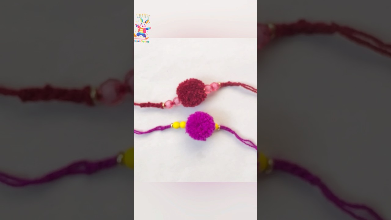 Easy Handmade Rakhi for kids | DIY Rakhi #shortsviral #rakshabandhan #youtubeshorts #shorts