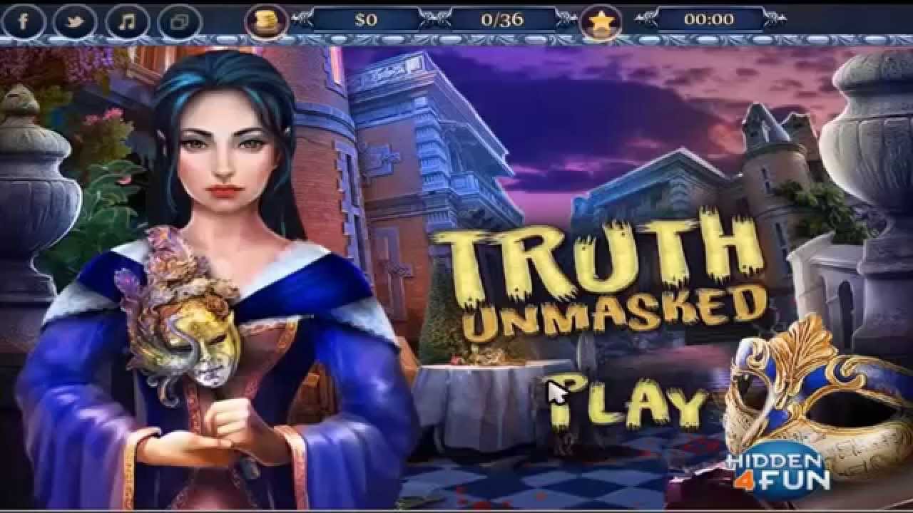 Truth Unmasked-Hidden Object Games-Walktrough (hidden4fun.com)