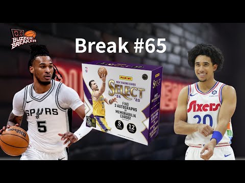 #65 2024-25 Panini Select Basketball 2 Hobby Box Pick Your Team Break