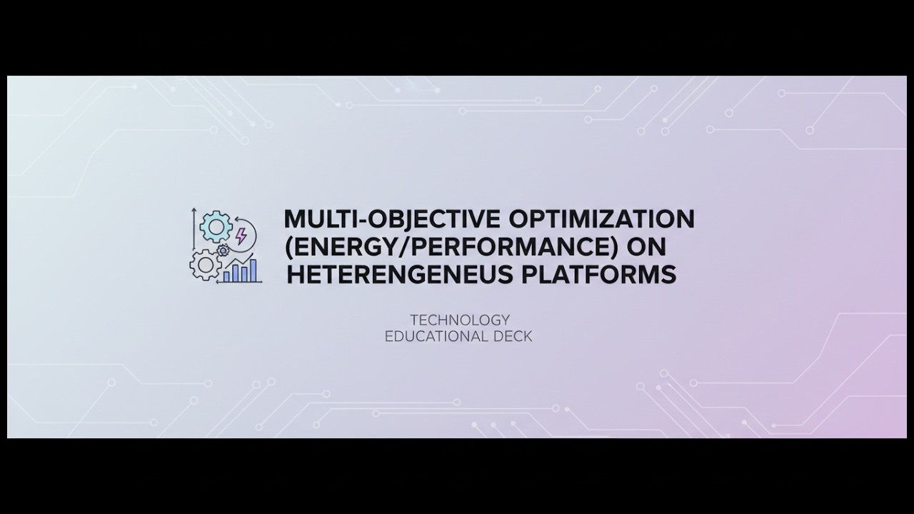 Multi-Objective Optimization on Heterogeneous Systems | Energy vs Performance Tuning