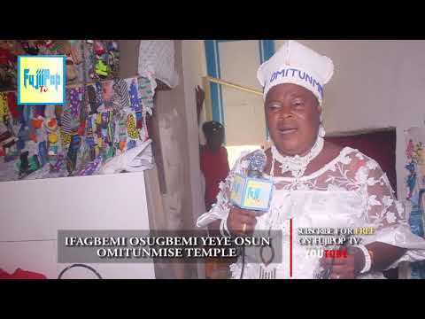 Yeye Ifagbemi unveils Osun temple at Omitunmise Festival Ikorodu ...
