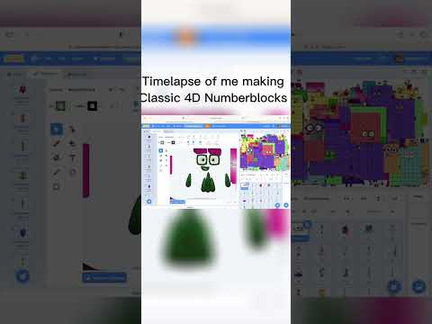 Making Classic 4D Numberblocks