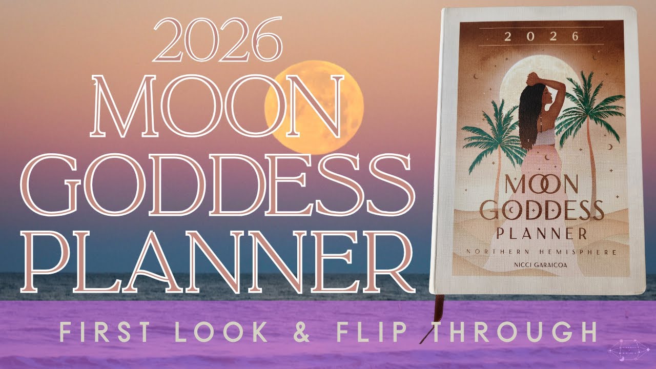 2026 Moon Goddess Planner Flip-Through | Nicci Garaicoa Lunar Planner Review | Olivia Bürki Images