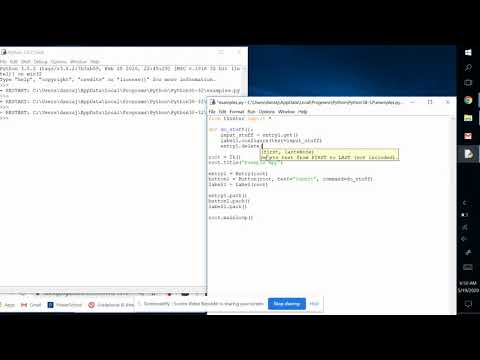 The .delete() Method | Python GUI Apps With Tkinter