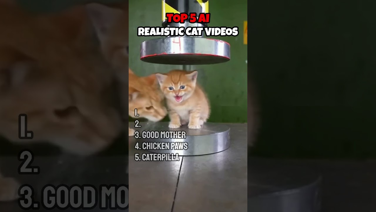 These AI Cat Videos Are TOO Real to Be Fake #sora #funny #ai #cat