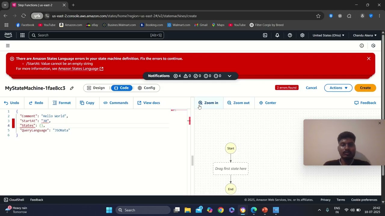 Build a Serverless Workflow with AWS Step Functions | Step-by-Step