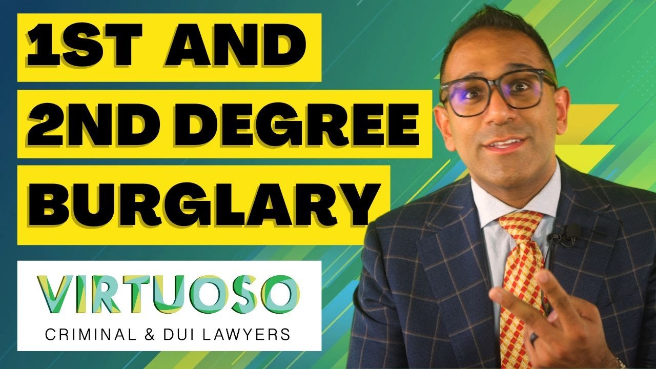 Decoding Burglary Charges: 1st Degree vs. 2nd Degree Explained