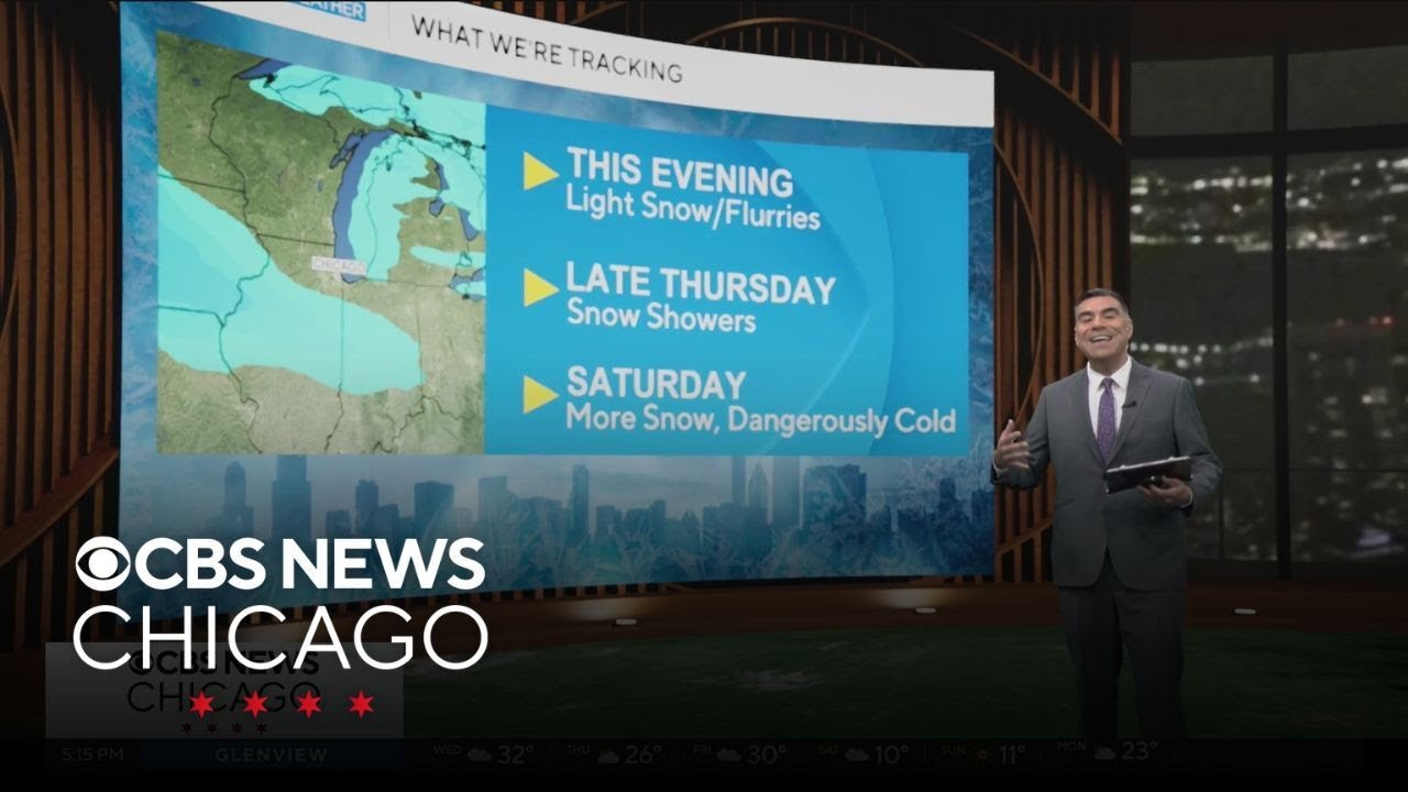 Chicago weather: multiple rounds of snow and dangerous cold ahead