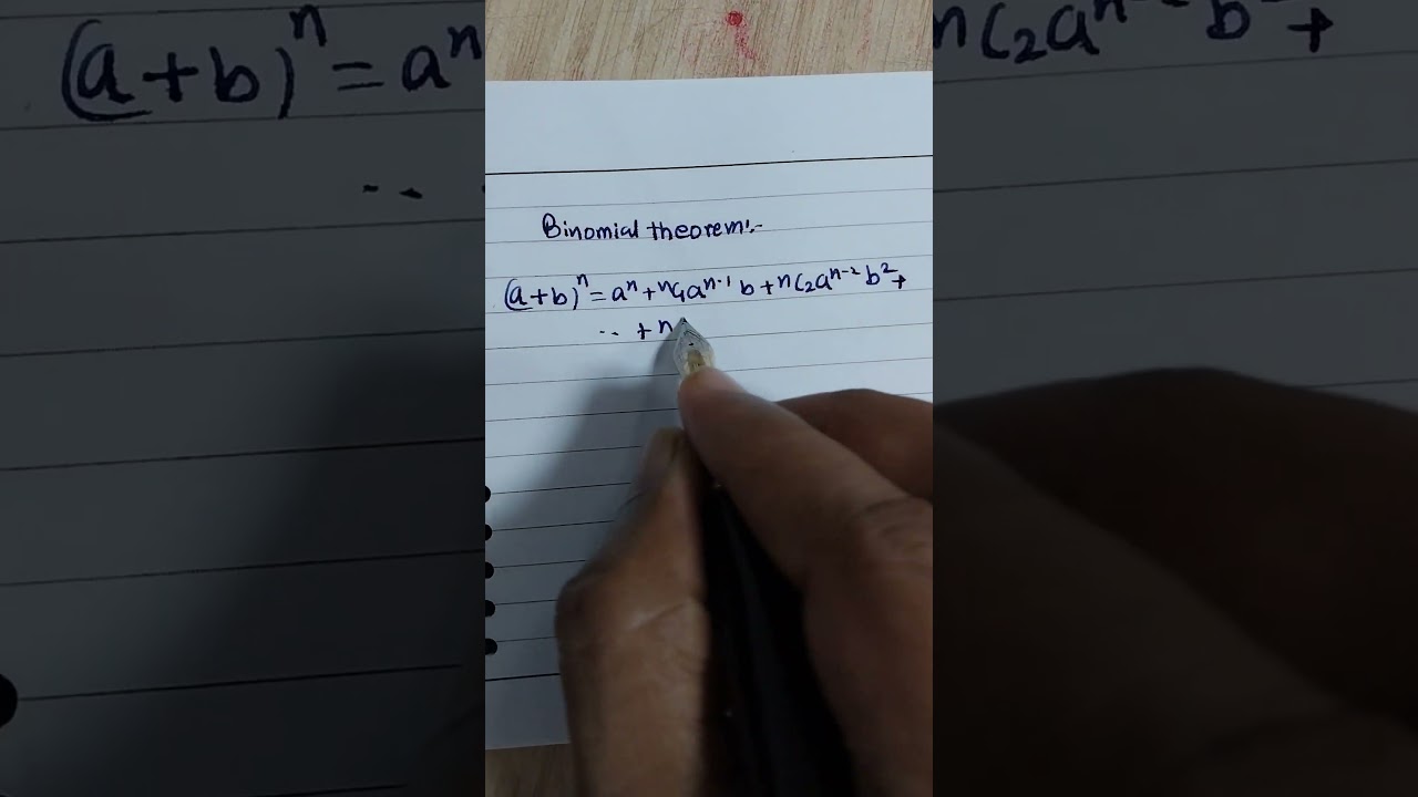 BINOMIAL THEOREM #math