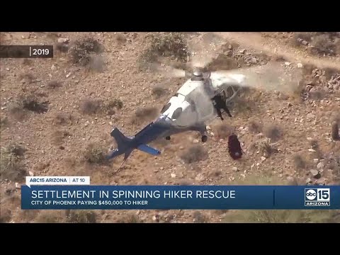 Settlement reached in Phoenix spinning hiker rescue