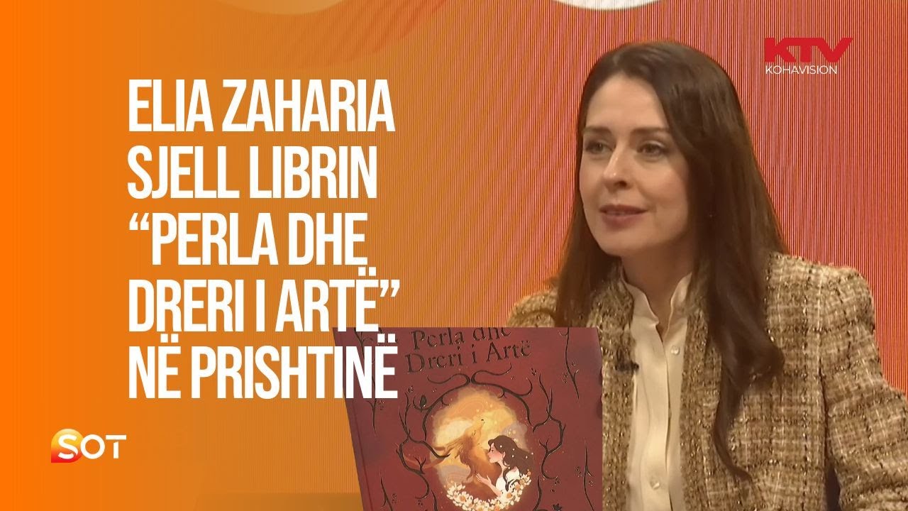 Elia Zaharia sjell librin “Perla dhe dreri i artë” në Prishtinë | SOT | 20.12.2025