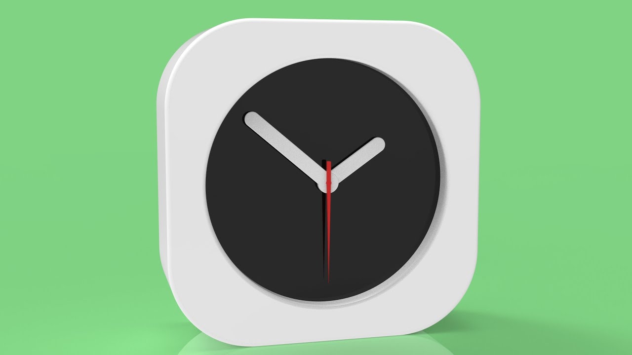 How to Design Analog Clock with SolidWorks - Analog Clock 🕒 - CADMAN