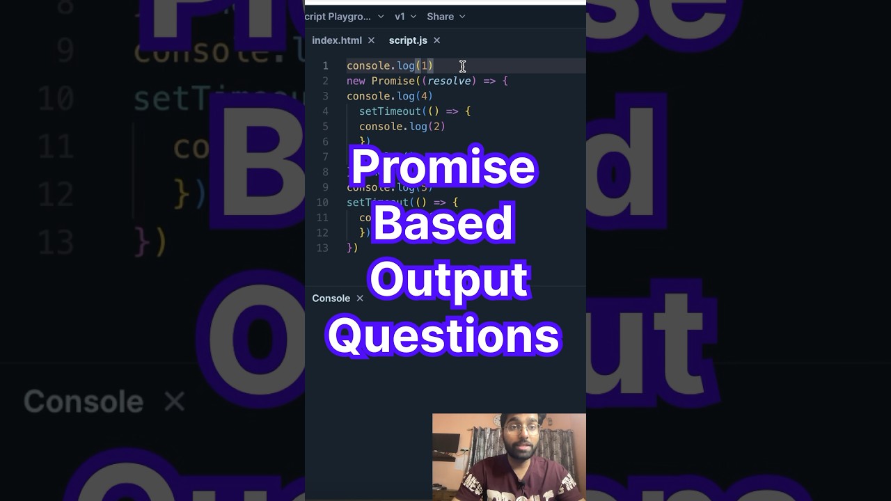 Javascript Output based questions #shorts #javascript #react #frontendinterview