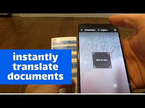 How To Translate Documents Instantly Using Phone's Camera? - Google Translate App For Android