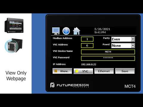 View Only Webpage - MCT - Future Design Controls
