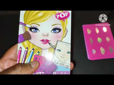 MakeUp Artist Sketch pad@IamDeeDeeCrafts