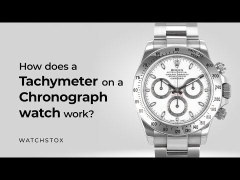 How does a Tachymeter on a Chronograph watch work?