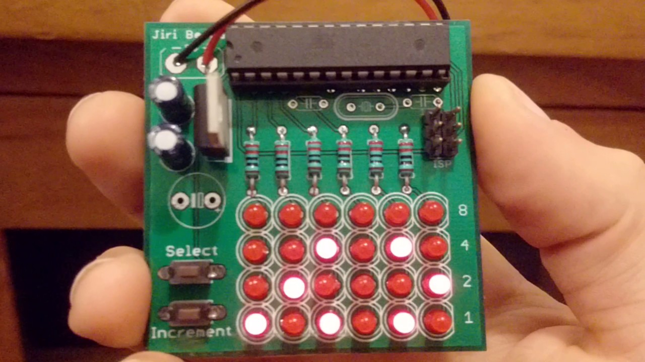 Binary clock prototype #2
