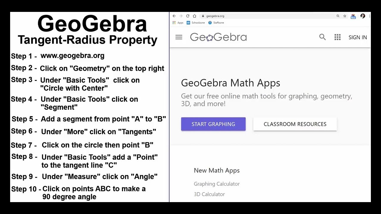 Circle Geometry 5 - GeoGebra