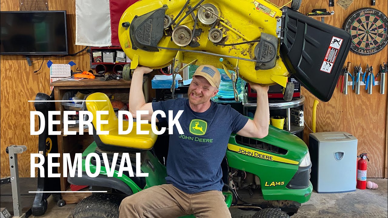 John Deere Deck Removal, LA145