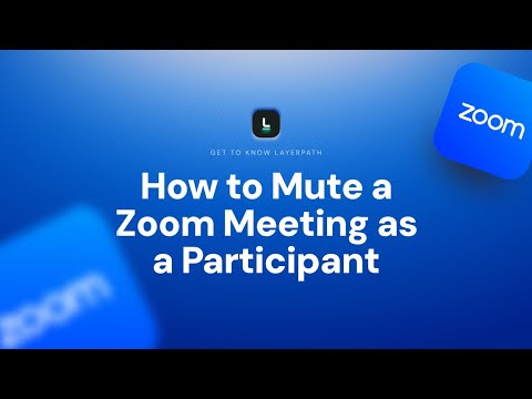 How to Mute Yourself in a Zoom Meeting | Step-by-Step Guide for Participants