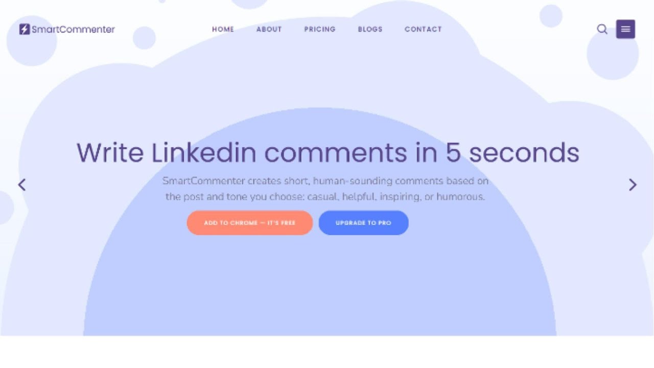 SmartCommenter - Linkedin Comment Generator Extension AI