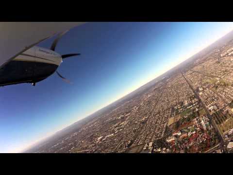 Watch us fly into Fullerton Airport - California
