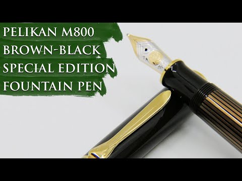 Pelikan M800 Brown-Black Special Edition 2019 Fountain pen | Available at Appelboom