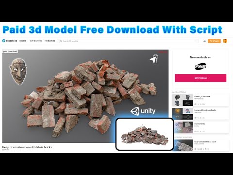 How to Download Free 3D Models & Textures from Sketchfab Using Script | Sketchfab Ripper