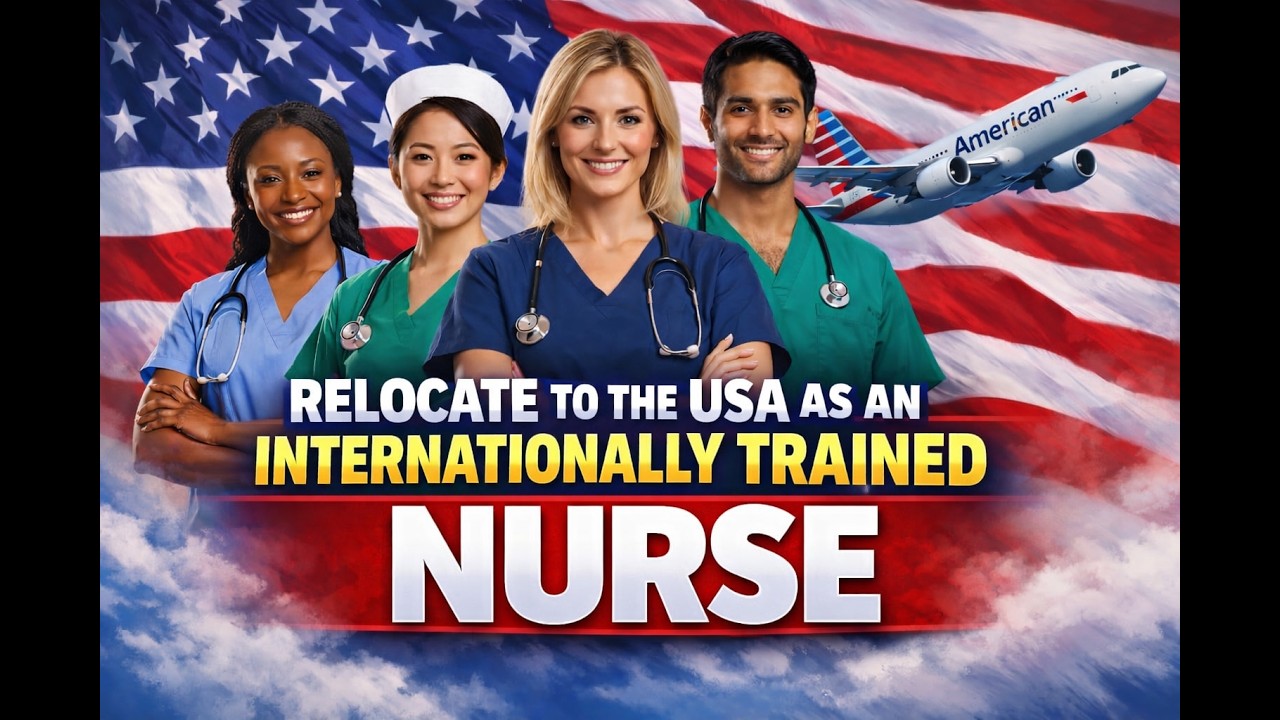 How International Nurses Can Relocate to the USA🇺🇸(Step-by-Step Guide 2026)🇺🇸