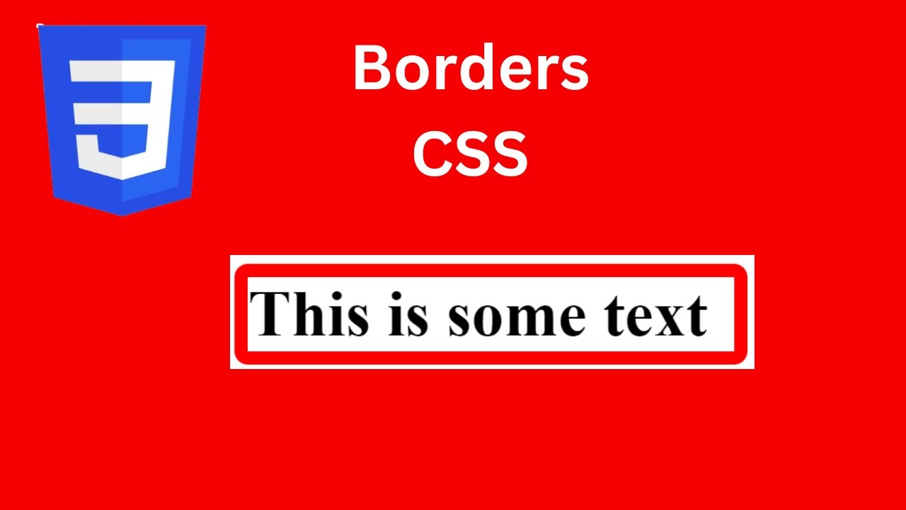Css Tutorial Borders(CSS Tutorial #4)