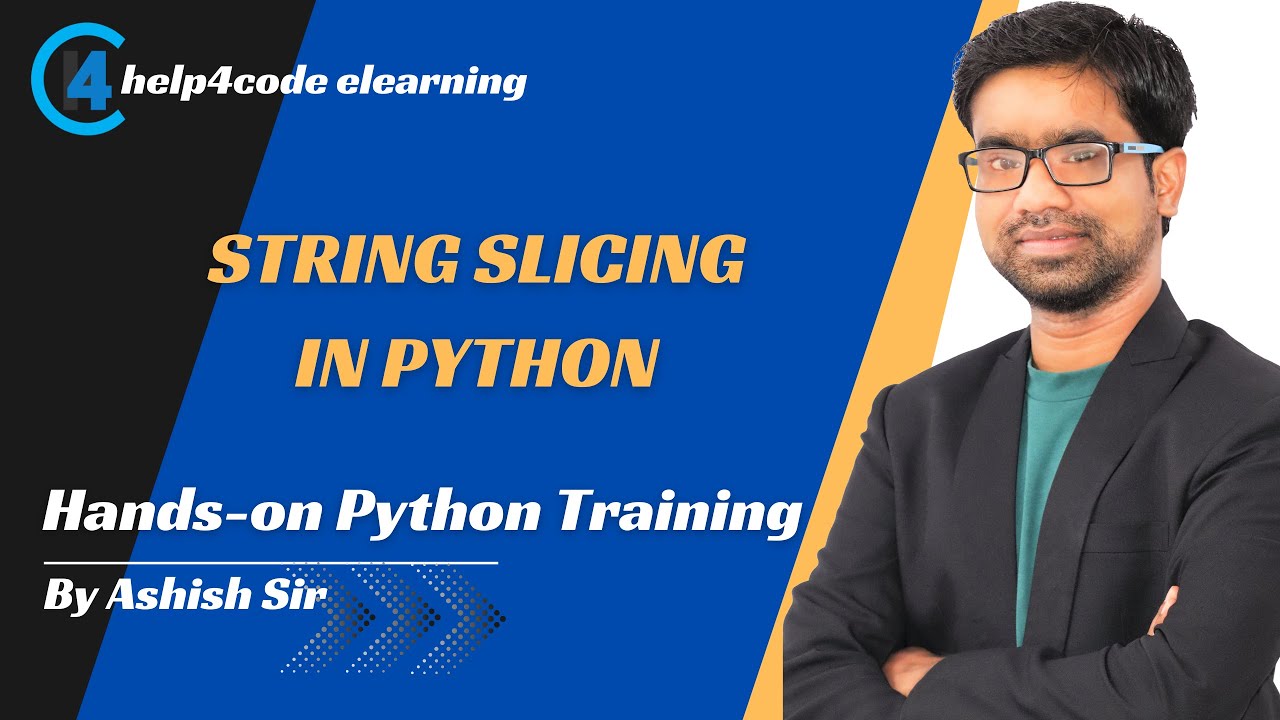 #8 String slicing in python | String manipulation in python | #stringslicing #pythonforbeginners