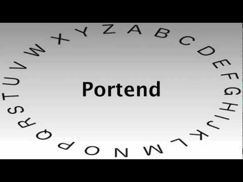 SAT Vocabulary Words and Definitions — Portend
