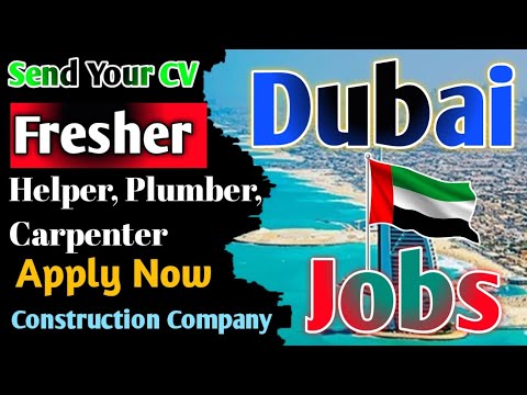construction Company Hiring 3 Jobs Vacancies In Dubai | Dubai Job Vacancy 2022 Today #dubai #jobs