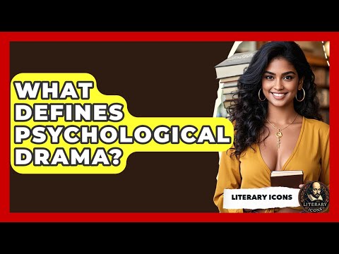 What Defines Psychological Drama? - Literary Icons