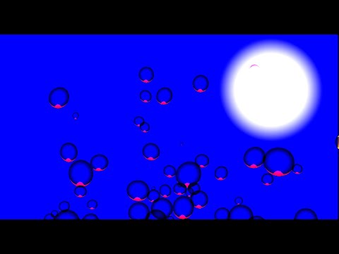 Colorful white, red and dark blue bubbles Abstract background | 4K Video Background Loop