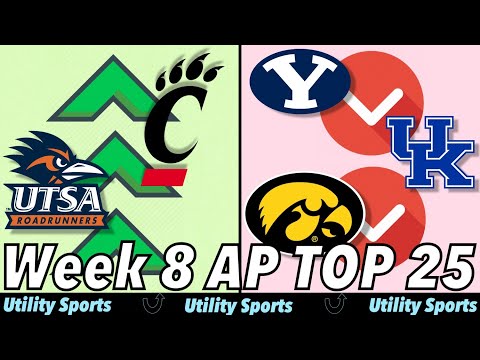 Revealing the AP Top 25 college football rankings l Iowa suffers a major loss to a Big 10 rival!