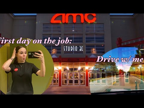 FIRST DAY OF WORK GRWM/ VLOG || movie theater