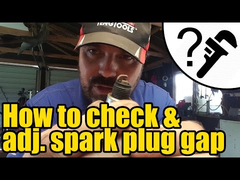 How to check & adjust a spark plug gap #1933