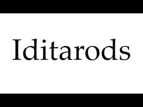 How to Pronounce Iditarods